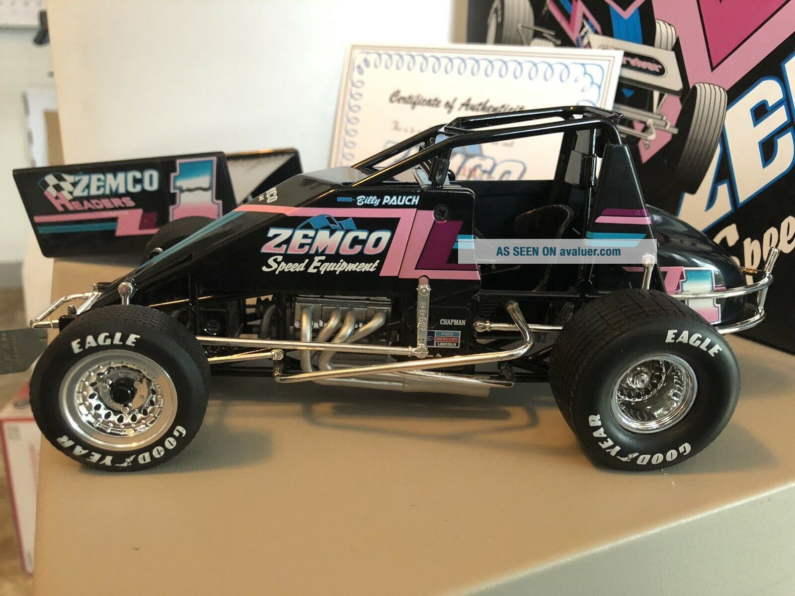 GMP Billy Pauch 1 Zemco Equip 1:18 Scale Die Cast Sprint Car Seventh In ...