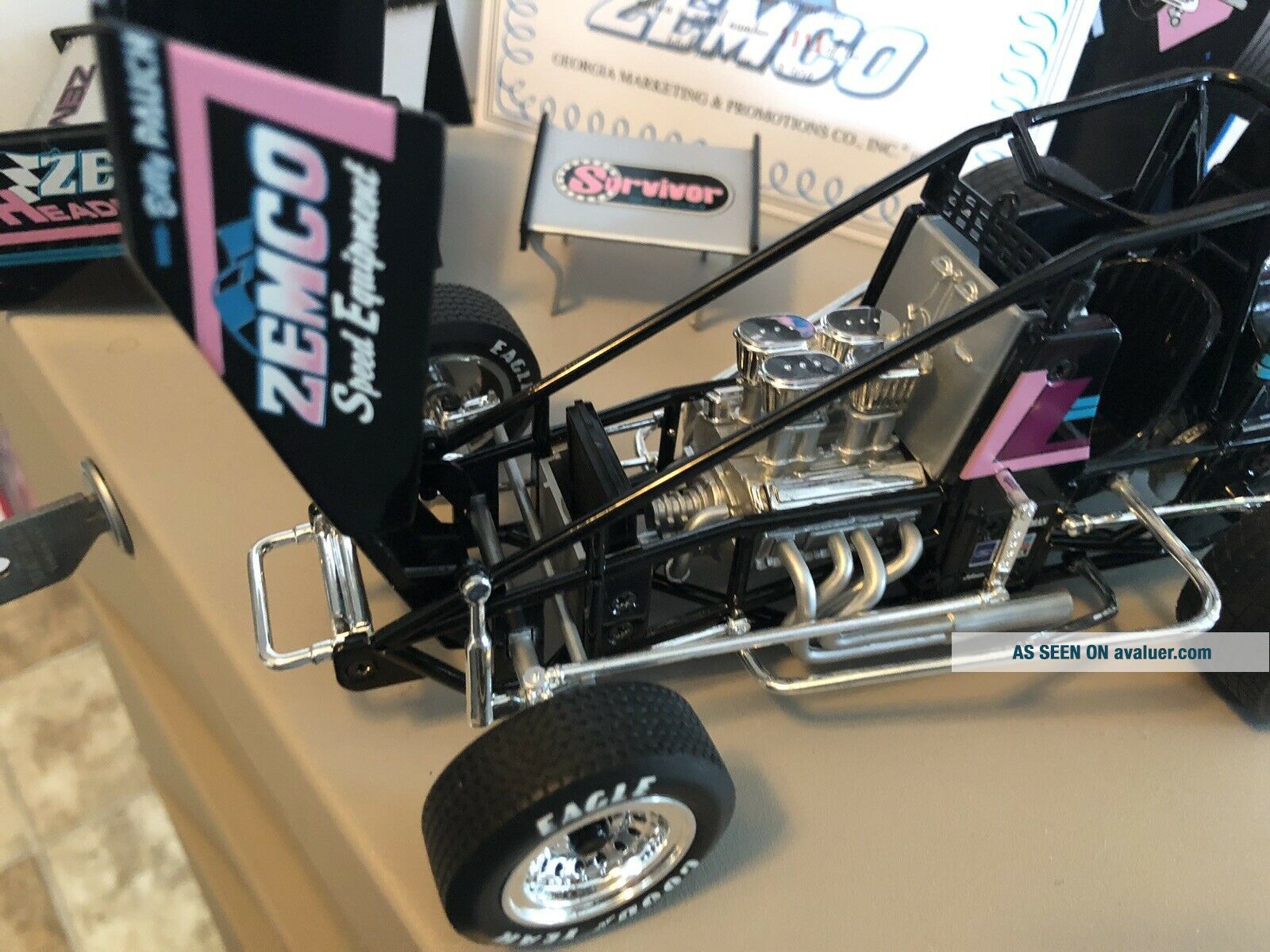 GMP Billy Pauch 1 Zemco Equip 1:18 Scale Die Cast Sprint Car Seventh In ...