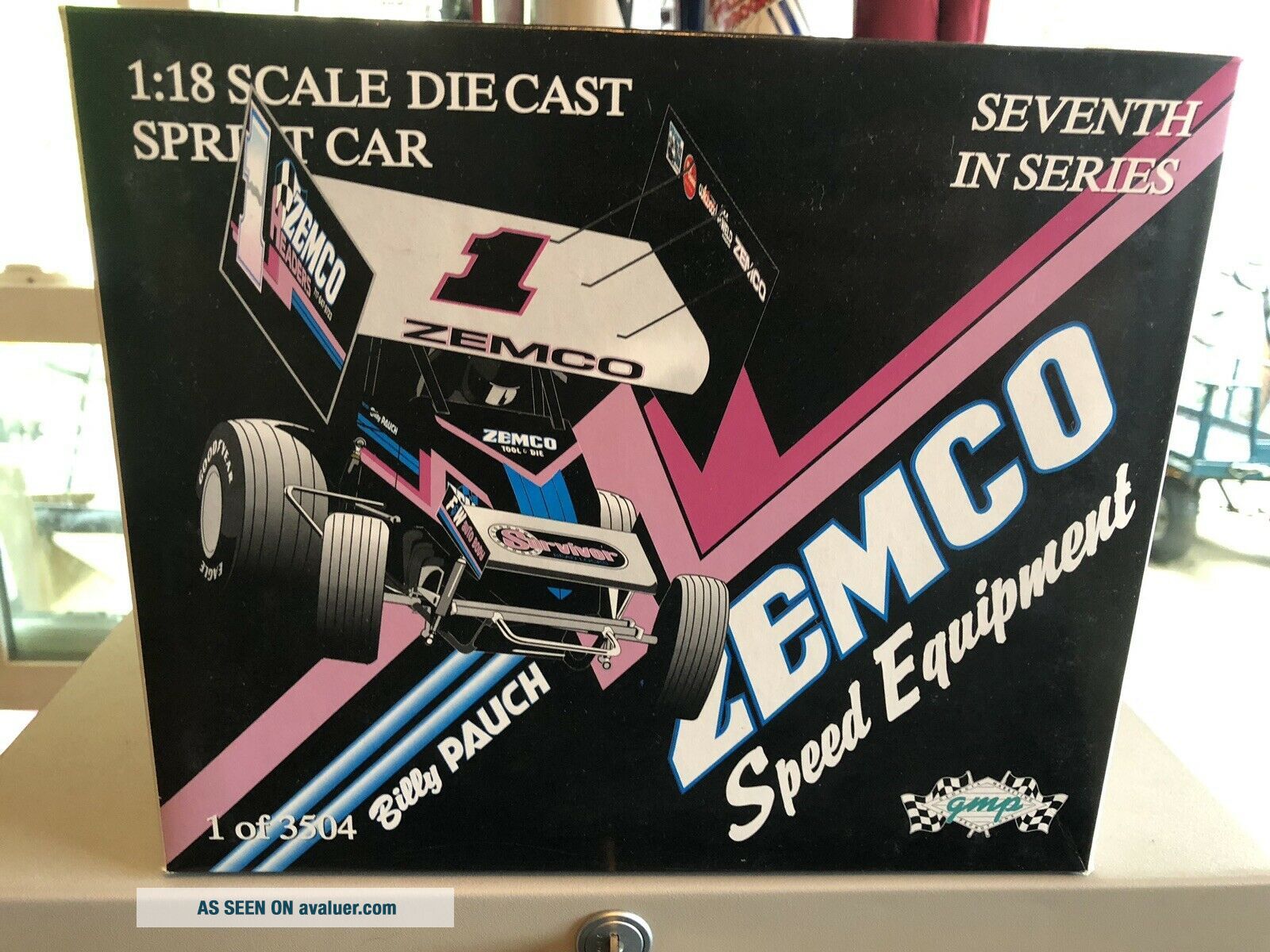 GMP Billy Pauch 1 Zemco Equip 1:18 Scale Die Cast Sprint Car Seventh In ...