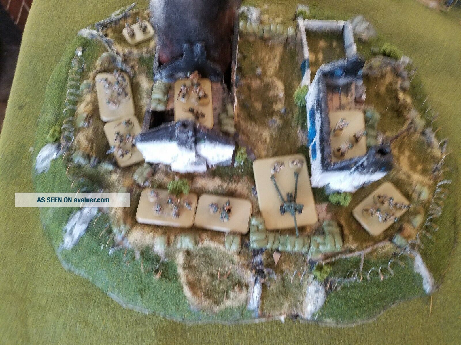 Wargame Terrain 20mm 15mm Fortified Village FOW Battlegroup WW2 WW1 ...