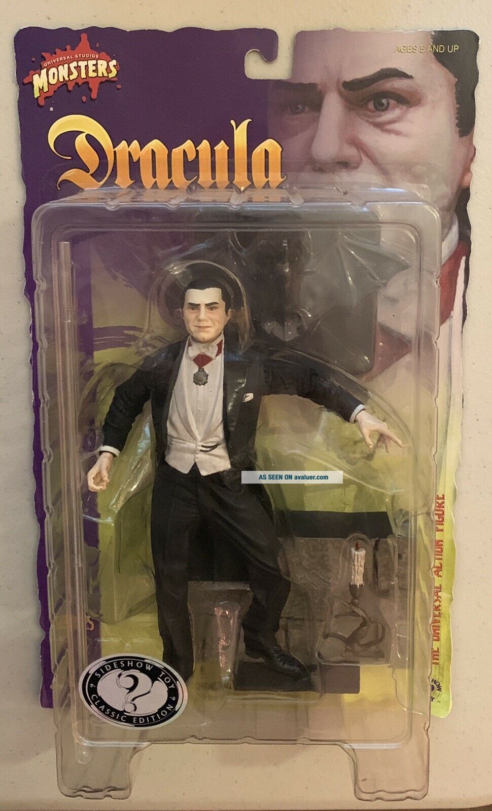 Universal Studios Monsters Bela Lugosi Dracula 8” Figure Sideshow Toys ...