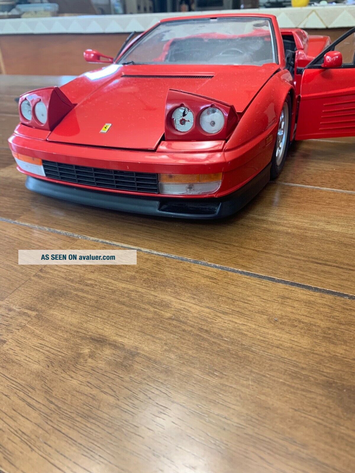 Ferrari Testarossa Red Spyder 1/8 Scale Model By Porcher | #8903778