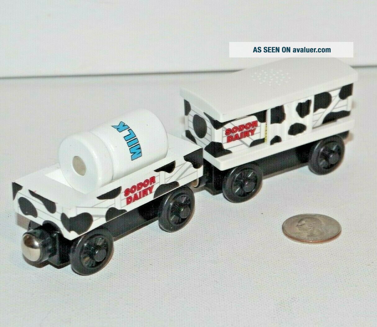 Thomas Friends Wooden Railway Train Tank Engine Sodor Dairy Cow Milk ...