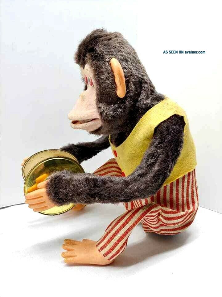 Vintage Musical Jolly Chimp Toy Cymbal Monkey 1960’s Battery Operated ...
