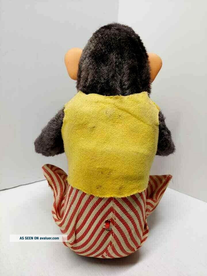 Vintage Musical Jolly Chimp Toy Cymbal Monkey 1960’s Battery Operated ...