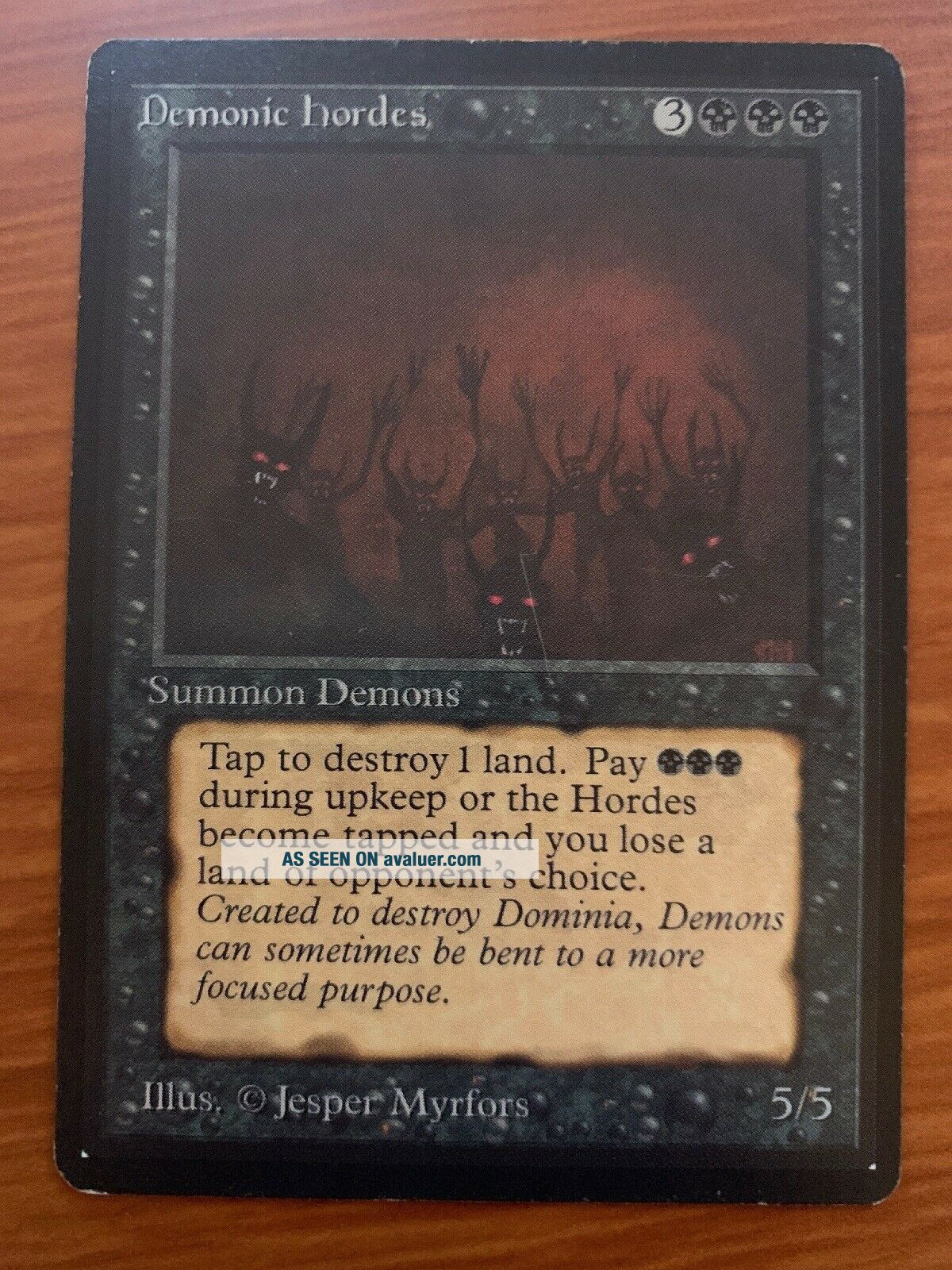 Beta Demonic Horde EX MTG Magic The Gathering OS Wow | #8920554
