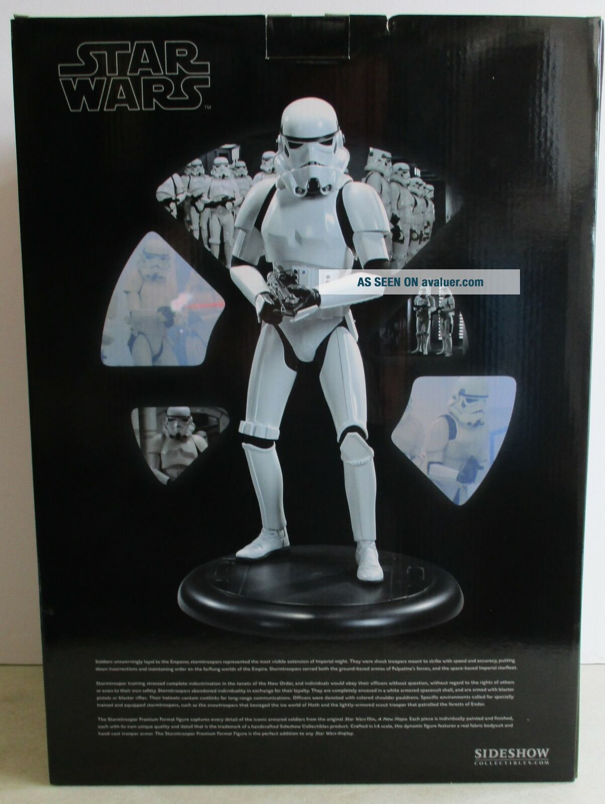 MIB 2013 SIDESHOW COLLECTIBLES STAR WARS STORMTROOPER PREMIUM FORMAT ...