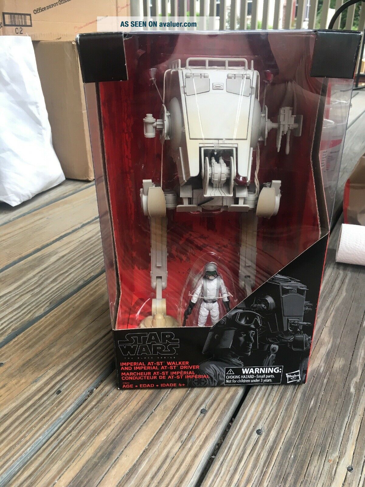 Star Wars IMPERIAL Black Series AT - ST Walker MIB Hasbro W/ DRIVER ...