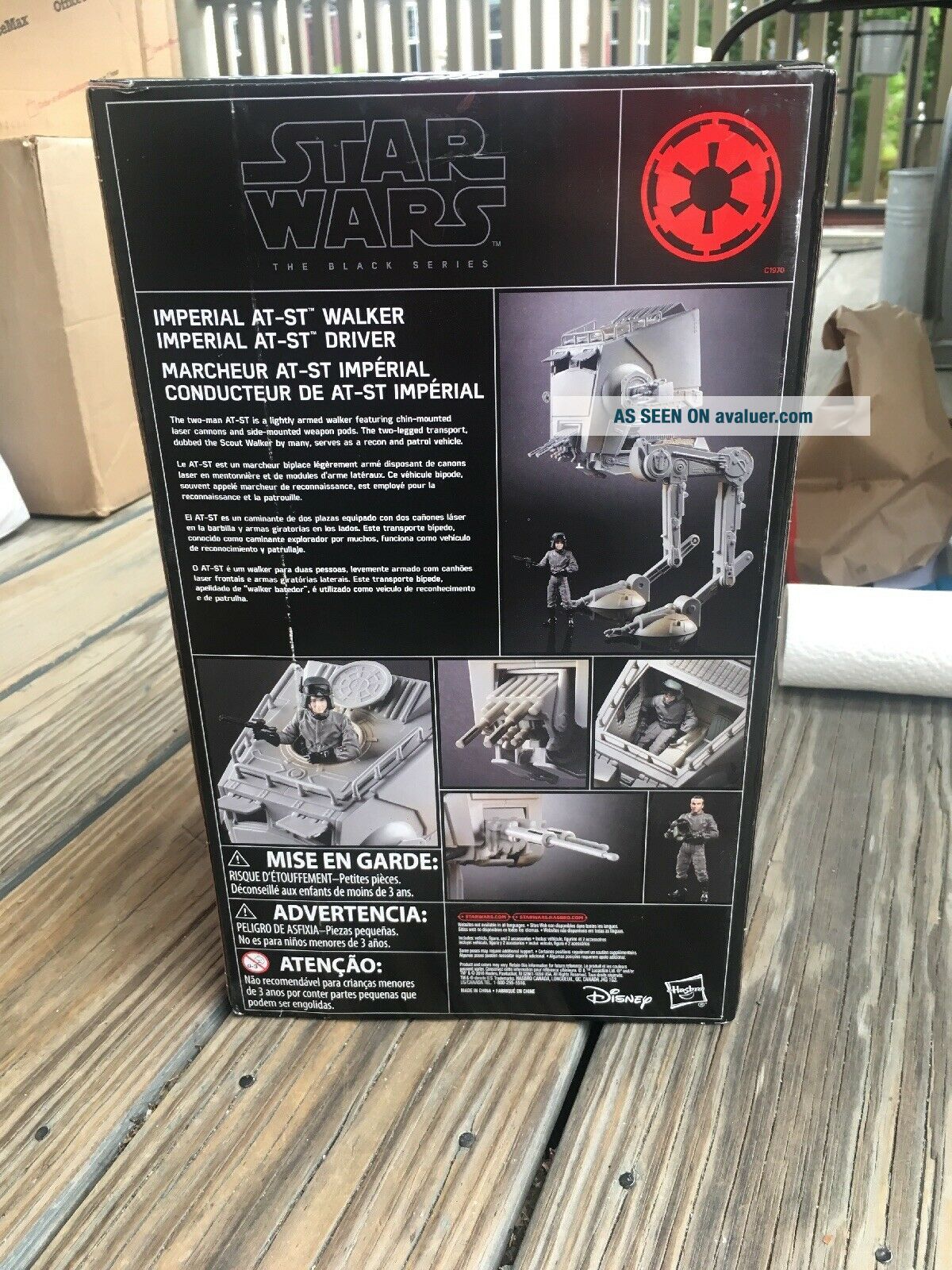 Star Wars IMPERIAL Black Series AT - ST Walker MIB Hasbro W/ DRIVER ...
