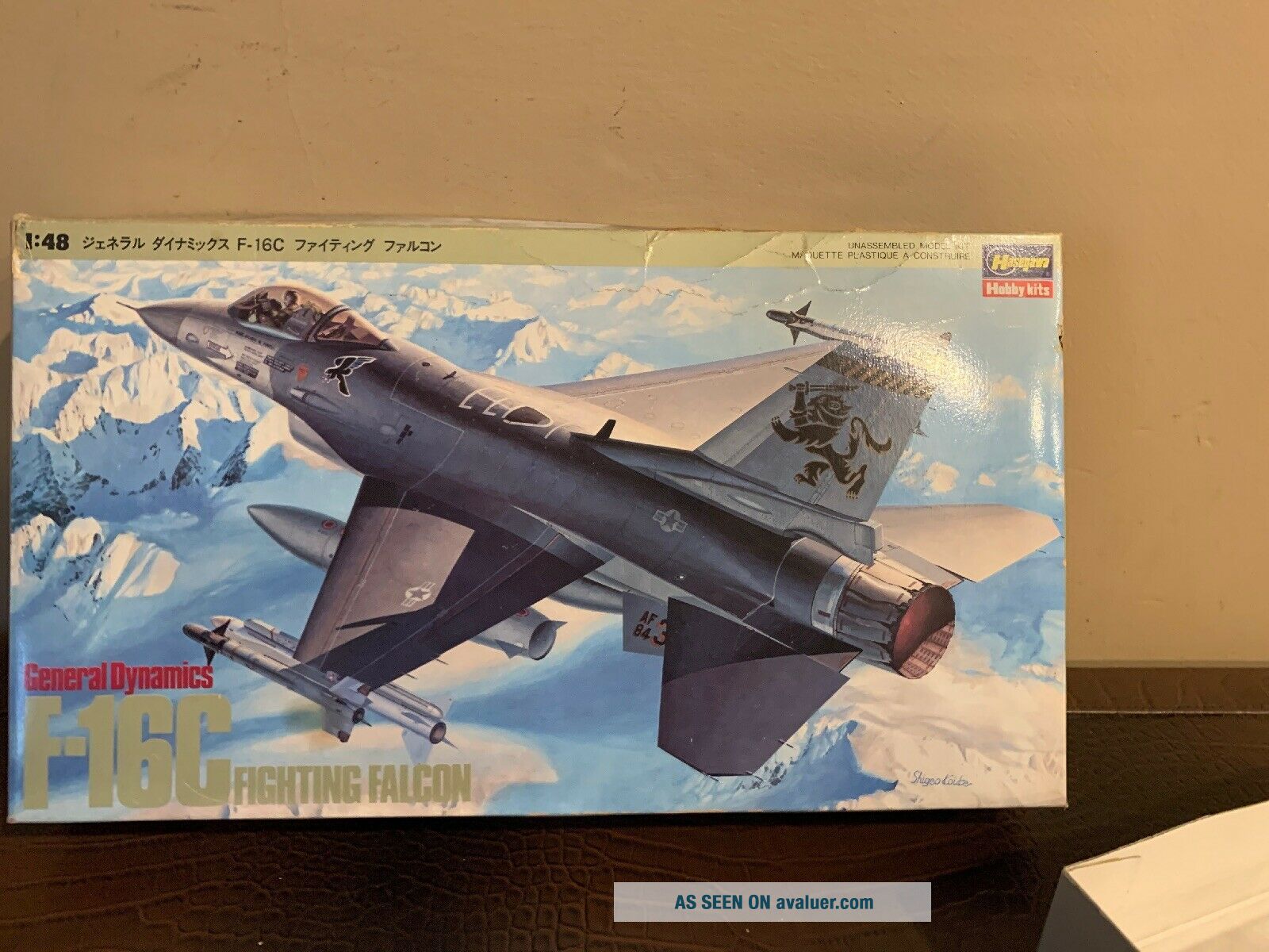 1/48 Hasegawa General Dynamics F - 16C Fighting Falcon Plastic Scale ...