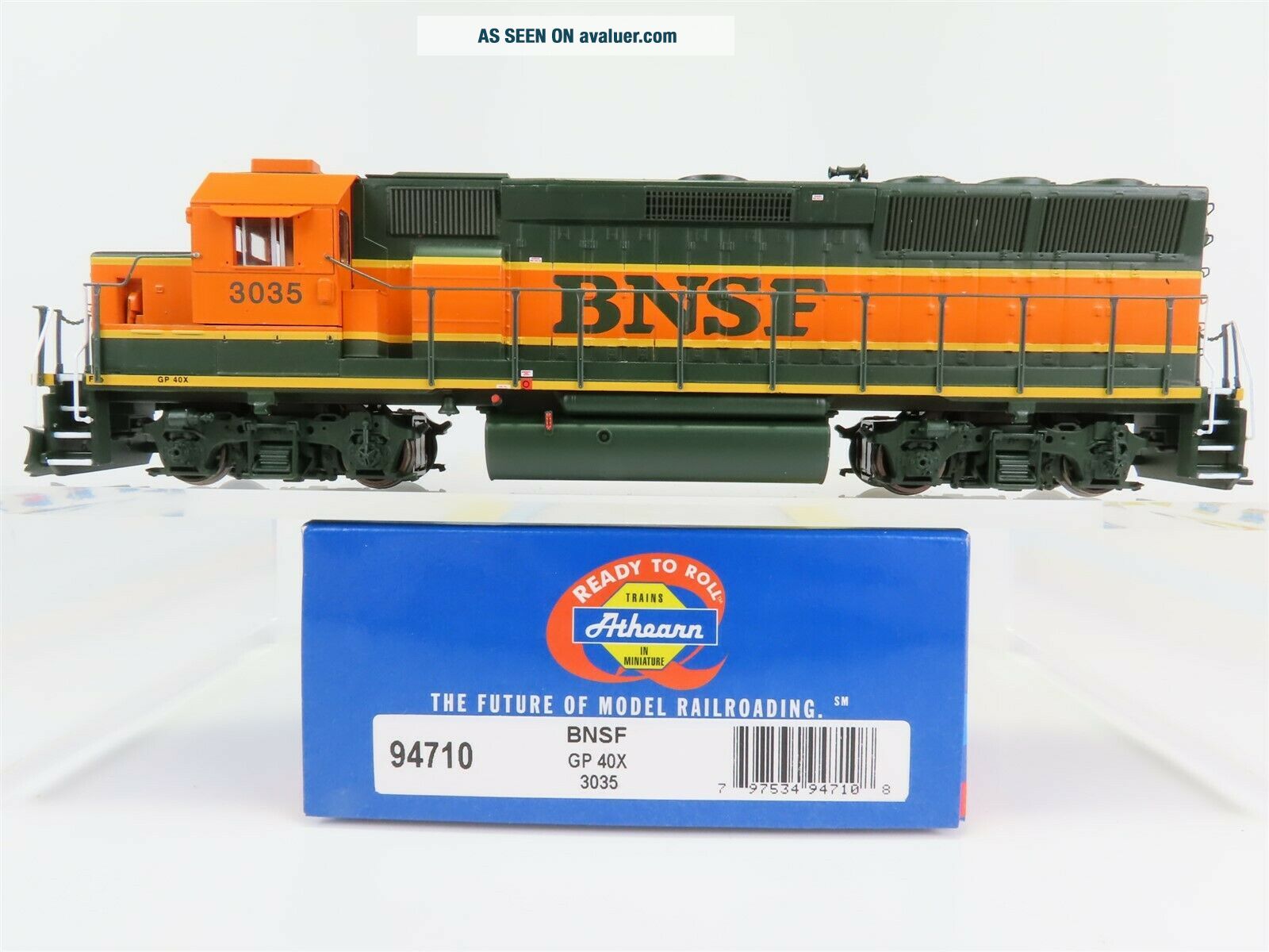 HO Scale Athearn 94710 BNSF Railway GP40X Diesel Locomotive 3035 DCC ...
