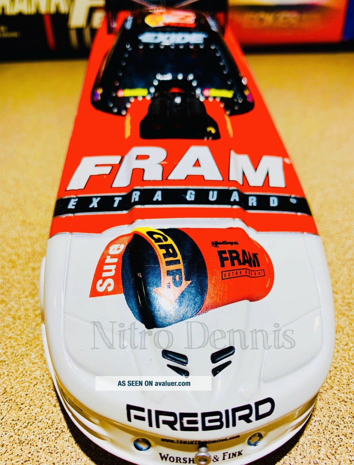 NHRA Frank Pedregon 1:24 Diecast NITRO Funny Car FRAM TOP FUEL Drag ...