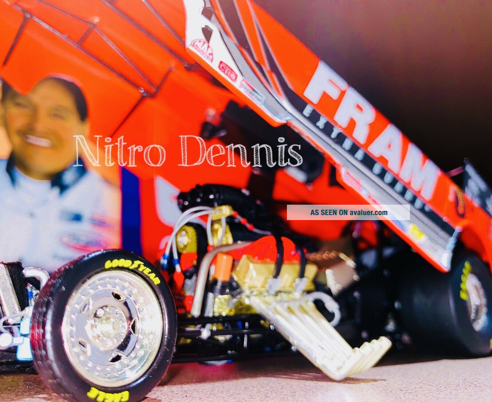 NHRA Frank Pedregon 1:24 Diecast NITRO Funny Car FRAM TOP FUEL Drag ...