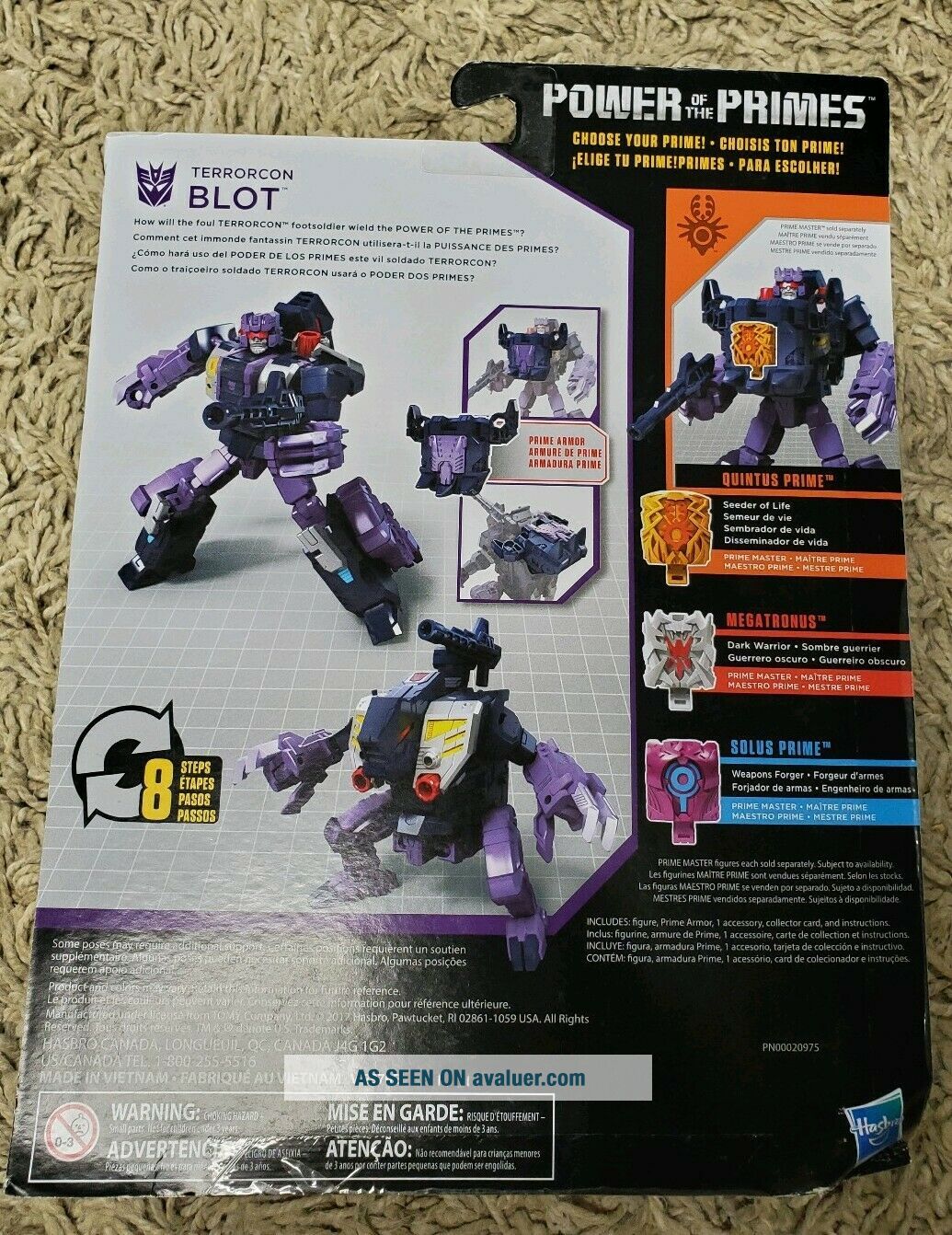 Transformers Generations Power Of The Primes Deluxe Class Terrorcon ...