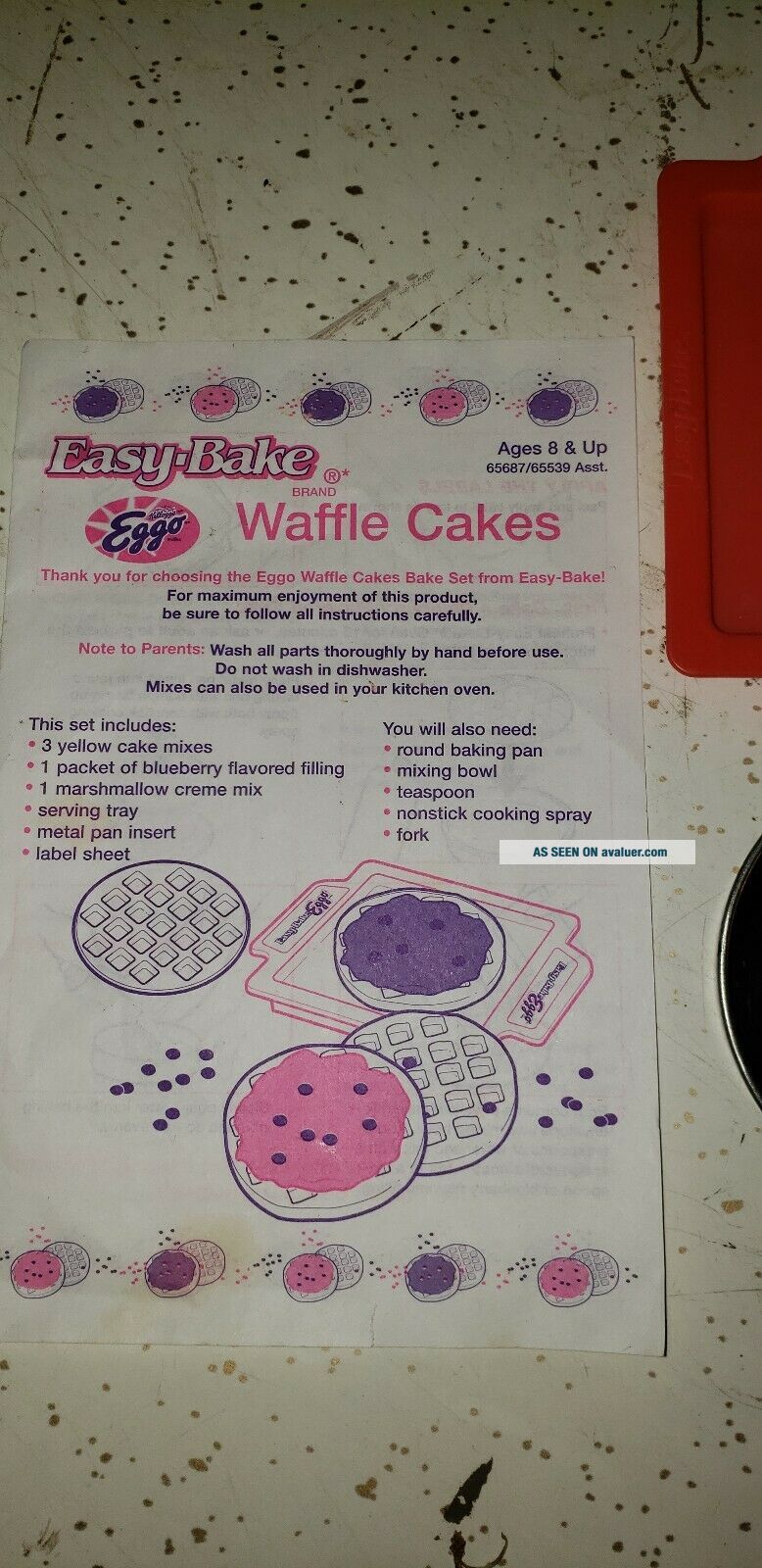 Rare Easy - Bake Oven Eggo Waffle Cakes Bake Set | #8961223