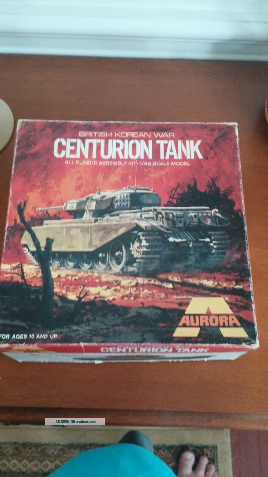 Aurora Centurion Tank 1:48 Plastic Model Kit COMPLETE | #8934038
