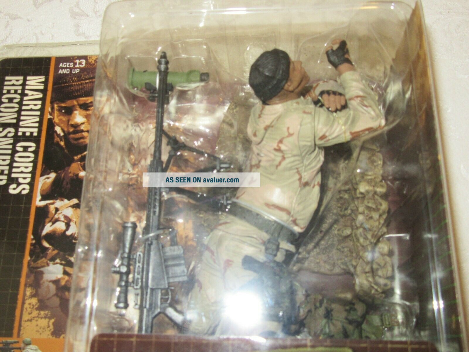 McFarlane ' S Military Series Debut Marine Corps Recon Sniper African ...
