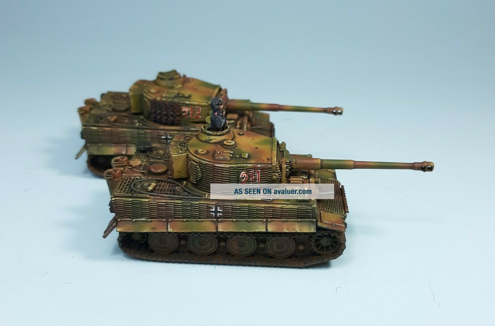 Flames Of War Painted German Tiger I Late Heavy Tank Platoon | #8946580