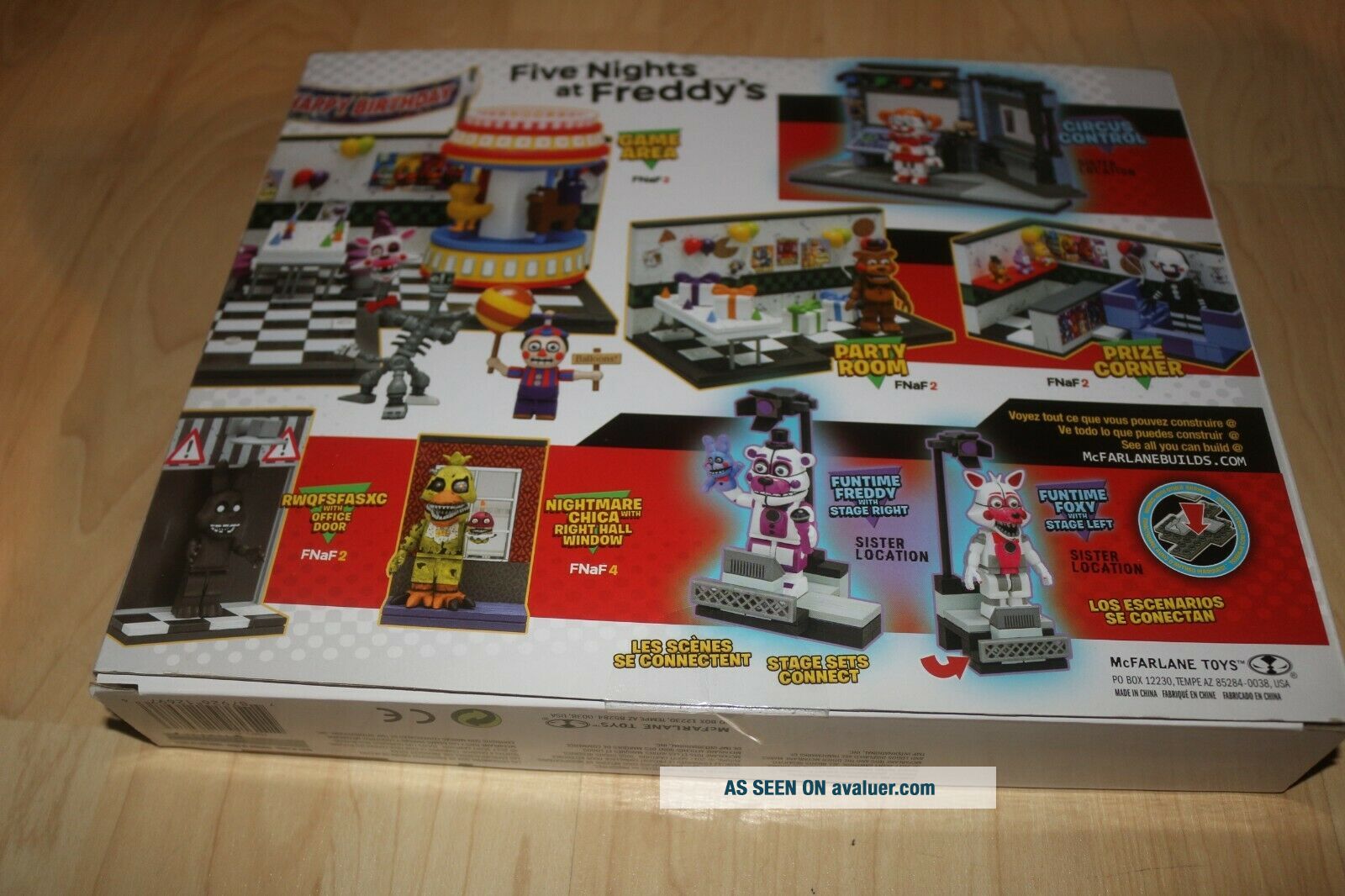 Five 5 Nights At Freddy ' S Parts/Service Set In Package | #8966991