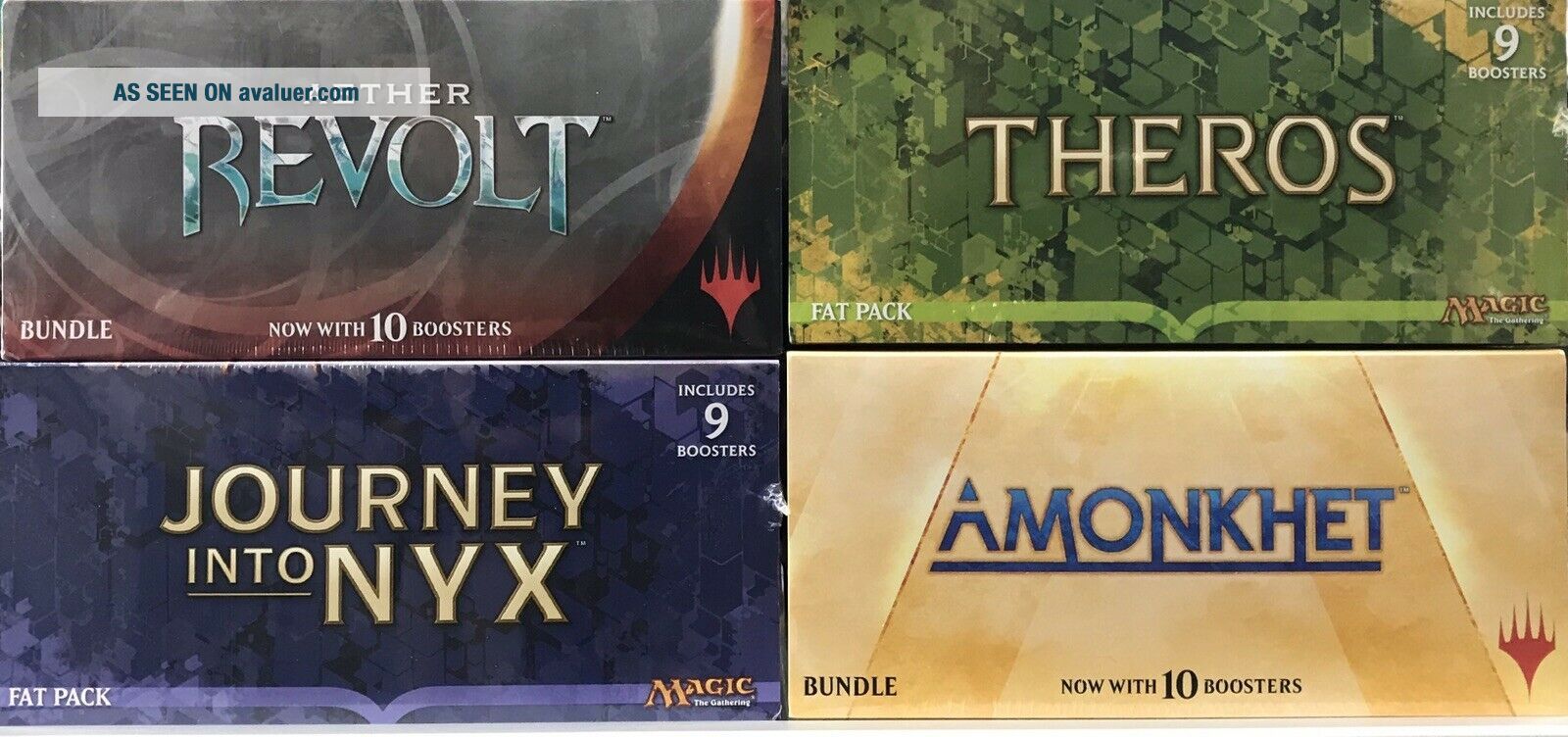 4 - MTG Magic The Gathering Bundle Fat Pack Box Amonkhet Journey NYX ...