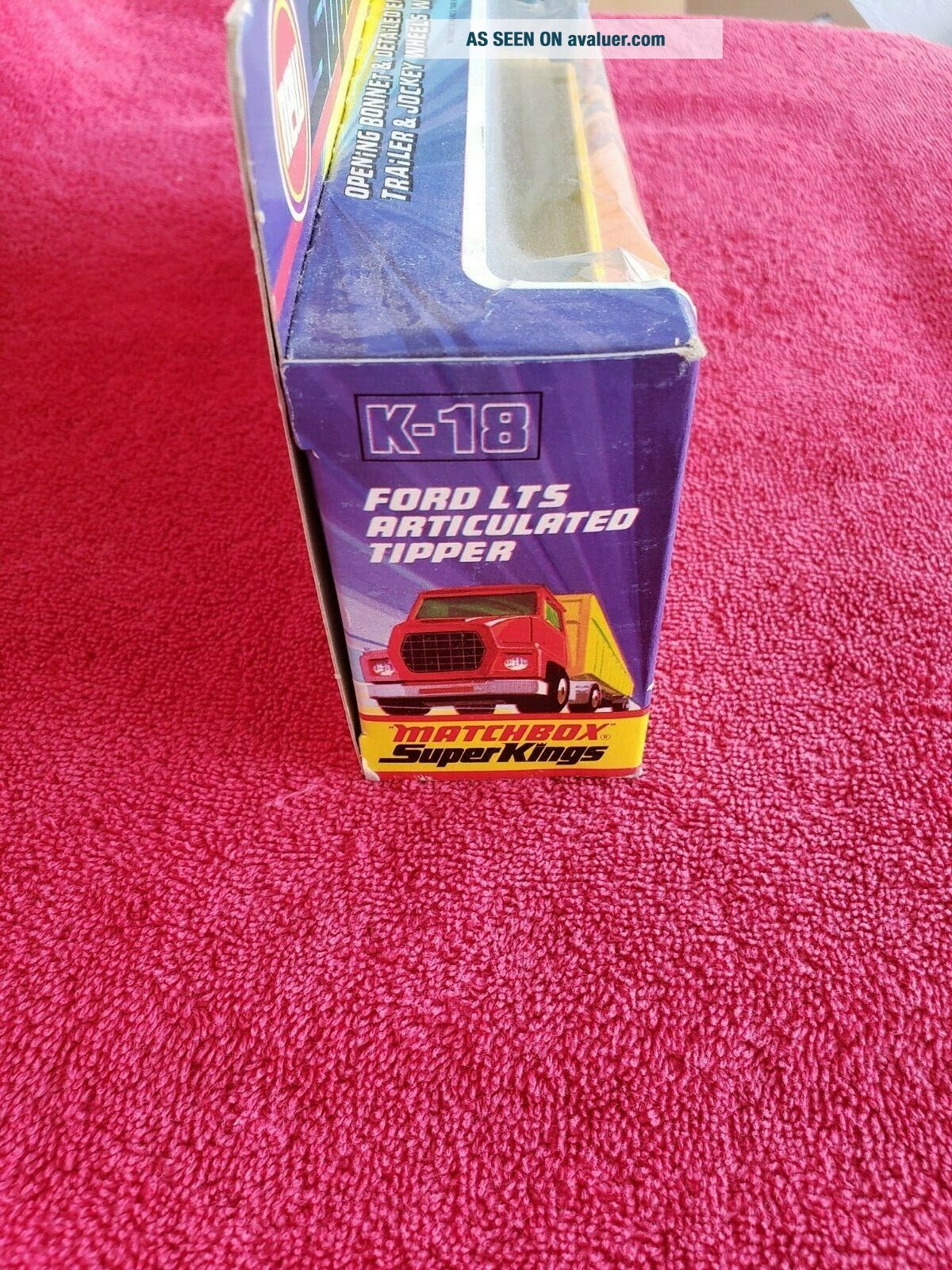 Matchbox SuperKings K - 18 Ford LTS ARTICULATED TIPPER UNITED STATES ...