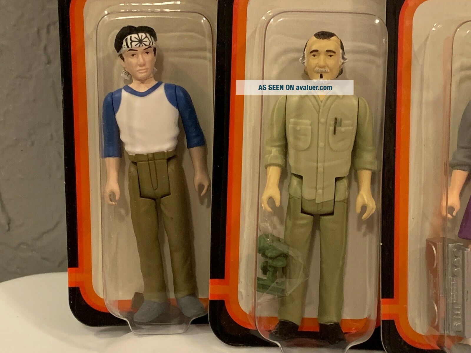 The Karate Kid Daniel Miyagi Johnny 7 Funko ReAction Figures MOC NECA ...