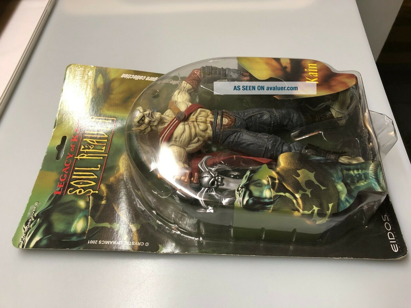 2001 Blue Box Toys Legacy Of Kain Soul Reaver KAIN Figure MOSC RARE ...