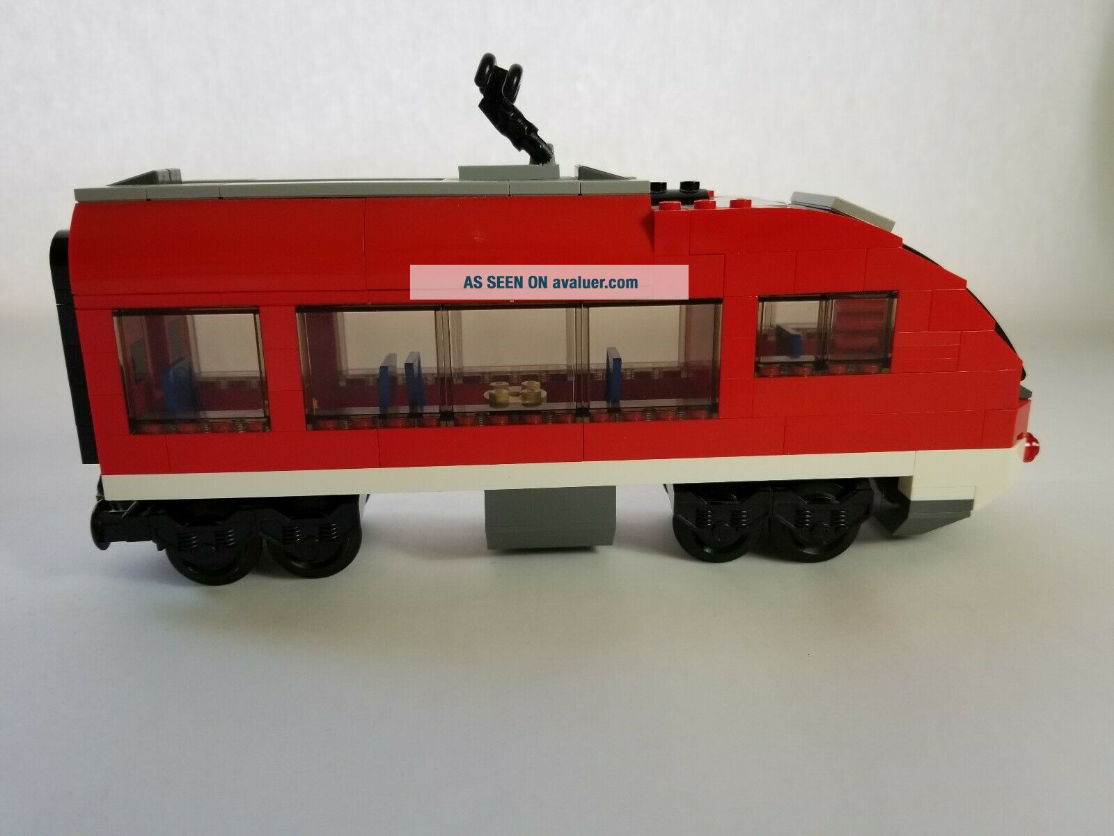 LEGO City 7938 Battery Operated RC Red Passenger Train Set Complete W ...