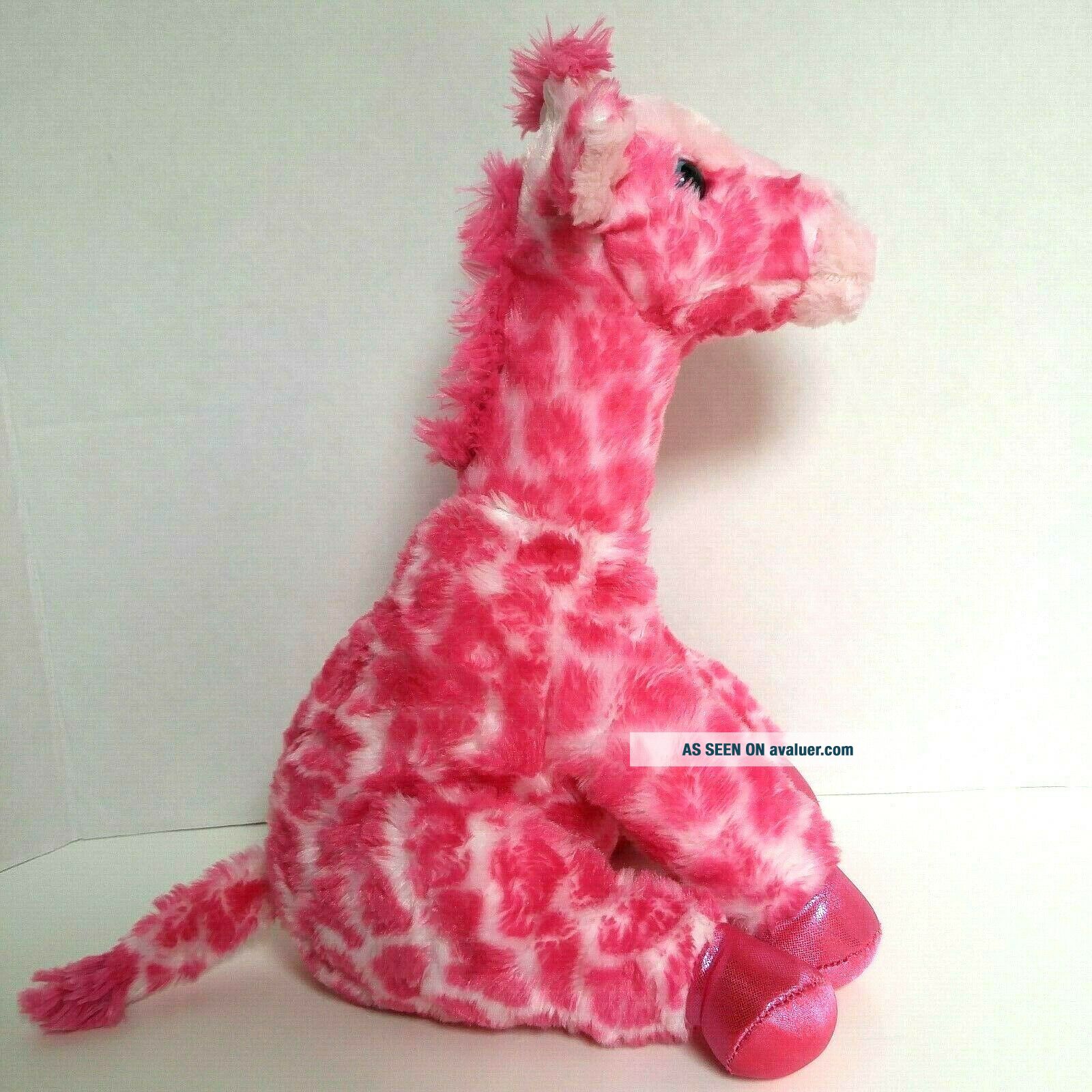 Aurora World Girlz Nation Pink Giraffe With Bow Plush Stuffed Animal ...