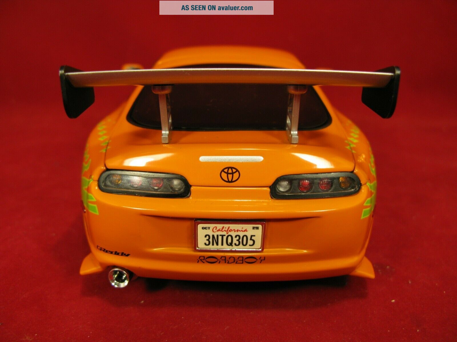 Ertl The Fast & The Furious 1:18 1995 Toyota Supra Import Tuner Car ...