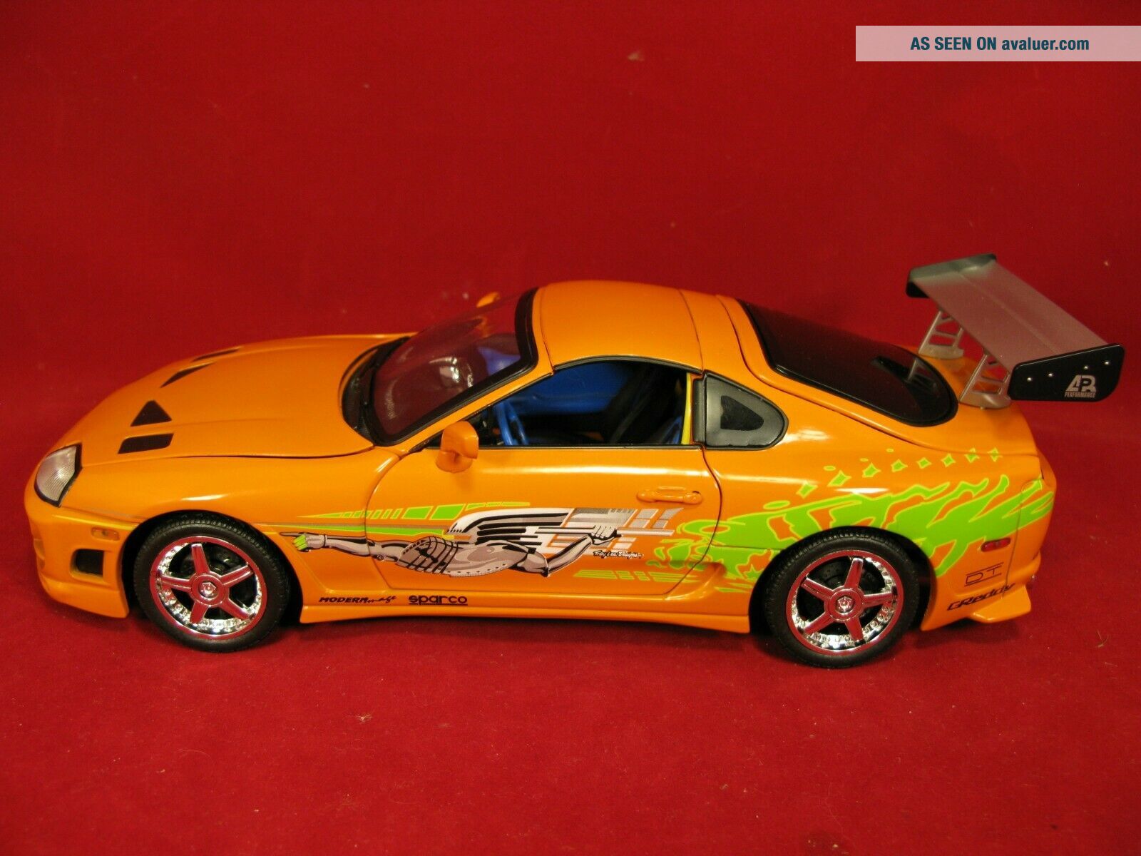 Ertl The Fast & The Furious 1:18 1995 Toyota Supra Import Tuner Car ...