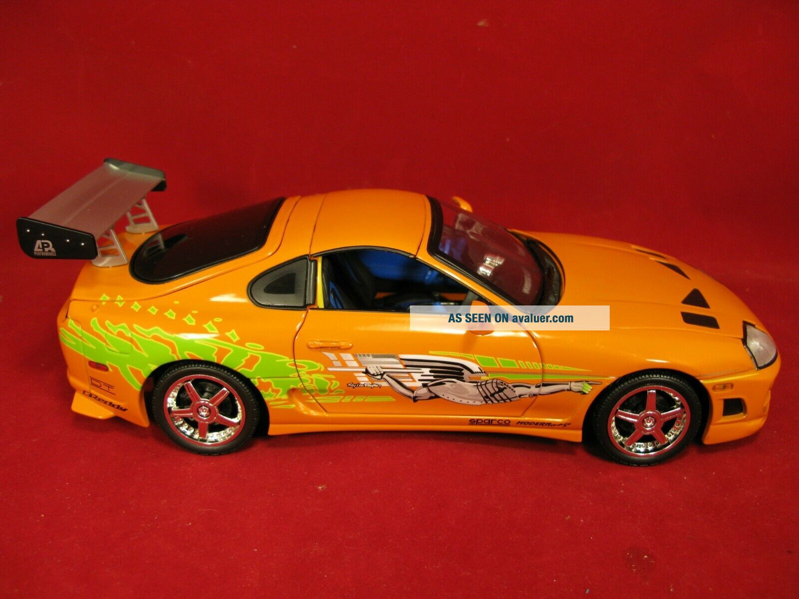 Ertl The Fast & The Furious 1:18 1995 Toyota Supra Import Tuner Car ...