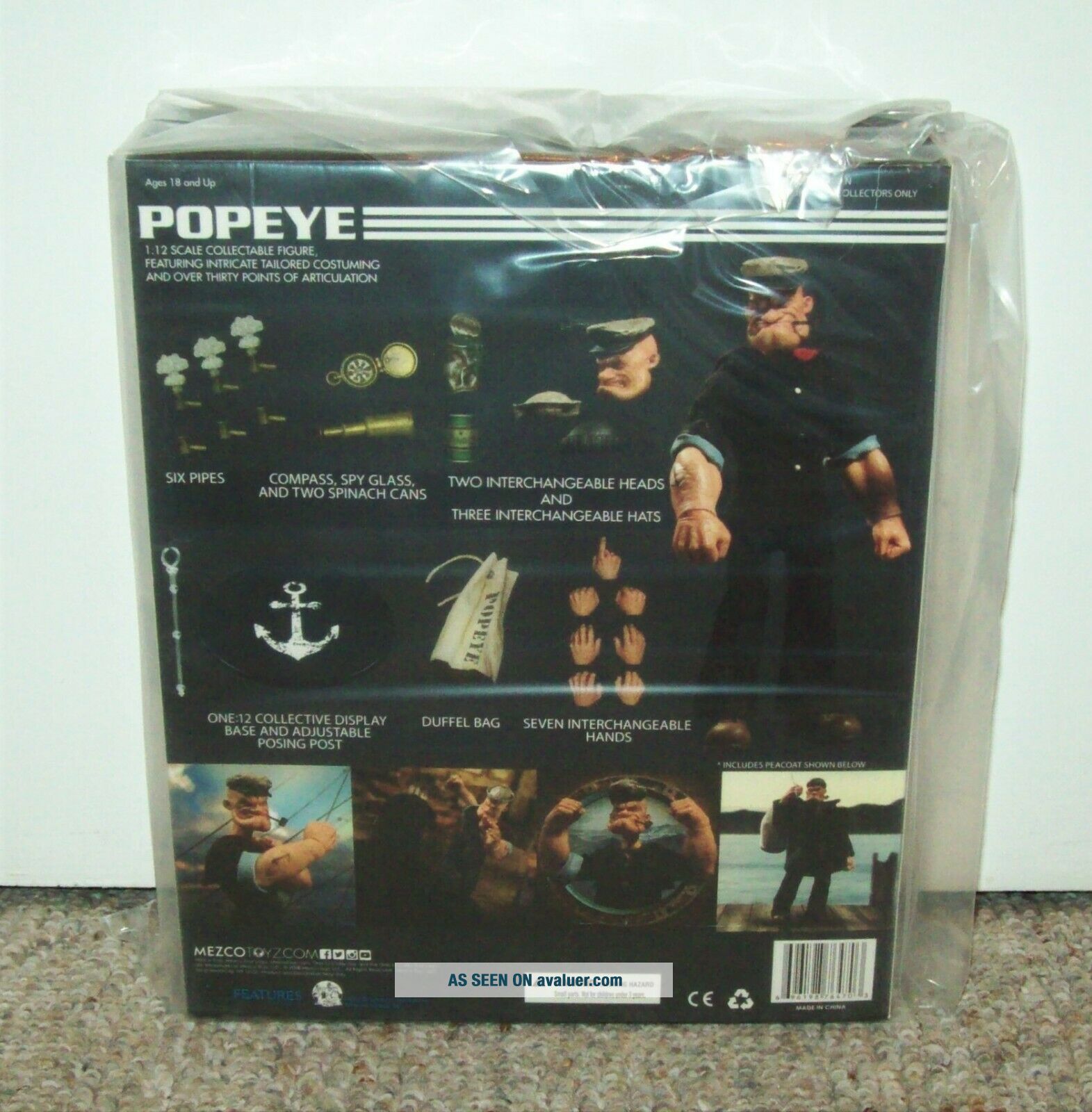 Mezco Popeye The Sailor Man One:12 Action Figure MISB | #8986935