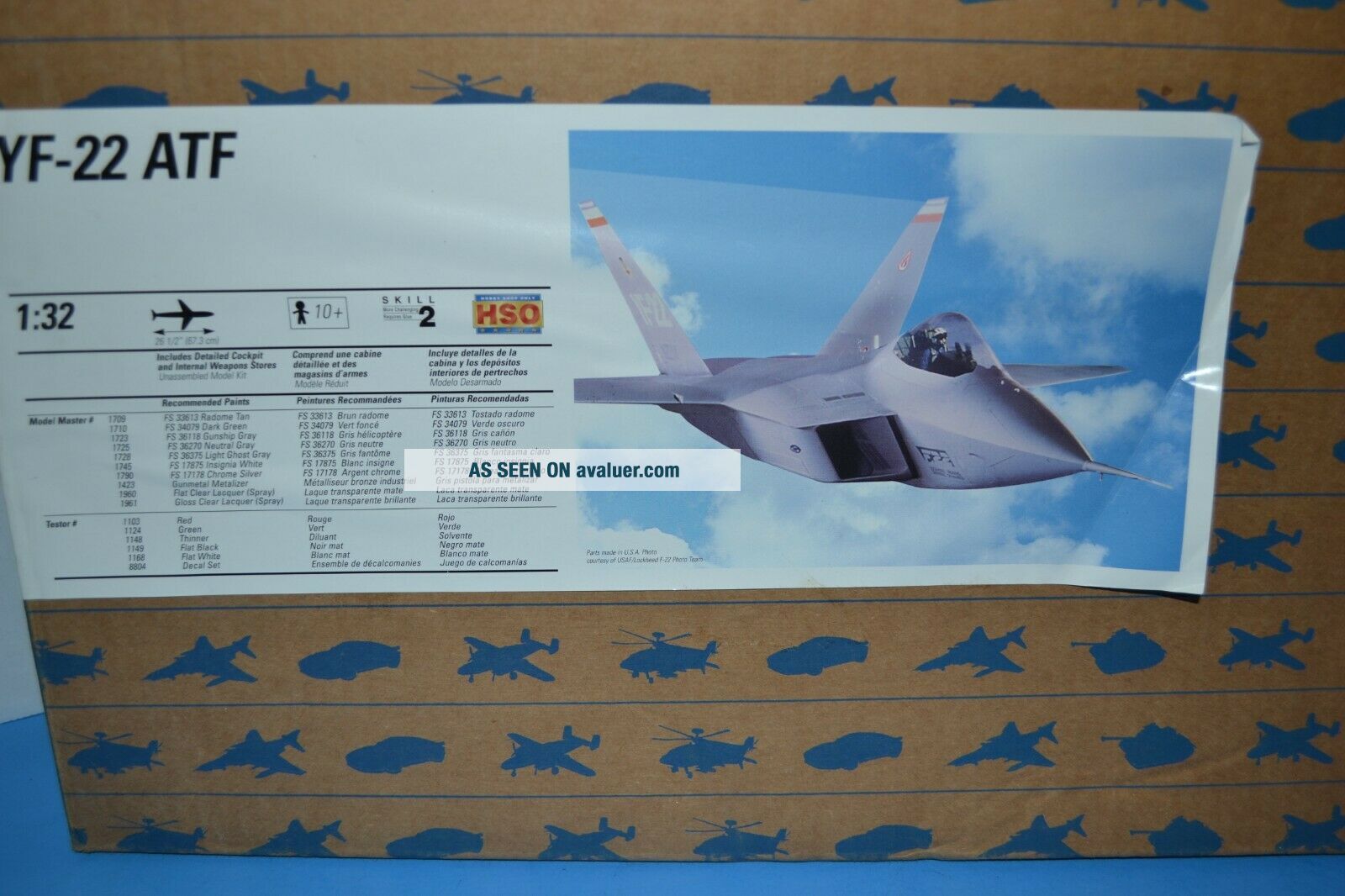 TESTORS YF - 22 ATF 1/32 SCALE | #8980096