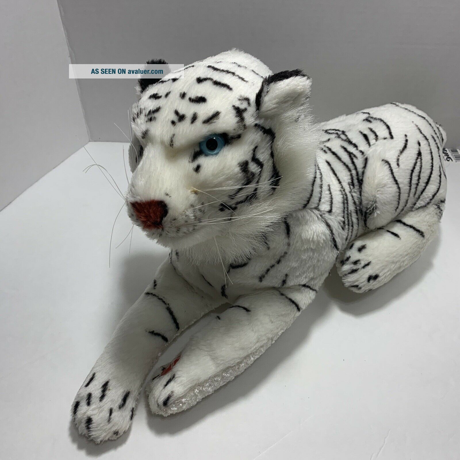 Large Plush White Tiger Stuffed Animal Goffa Int 26 Inches | #8992991