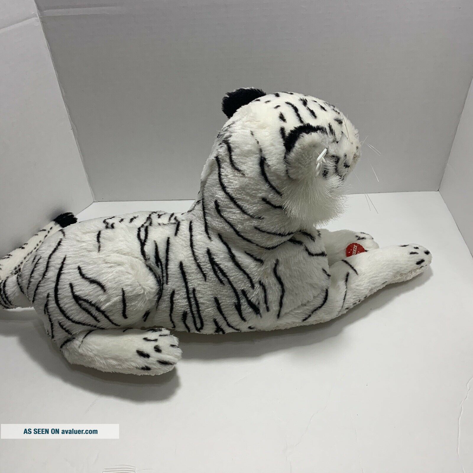 Large Plush White Tiger Stuffed Animal Goffa Int 26 Inches | #8992991