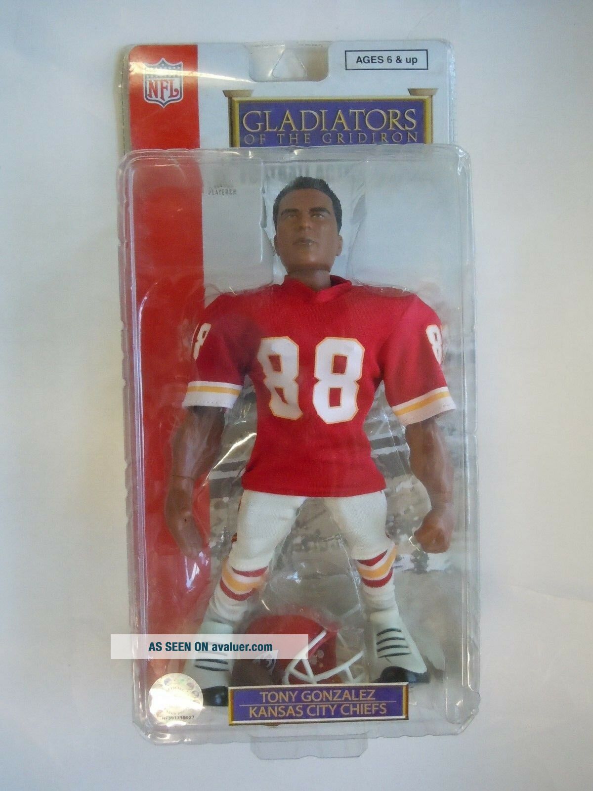 RARE TONY GONZALES KC Chiefs GLADIATORS OF THE GRIDIRON NFL 9 Action ...