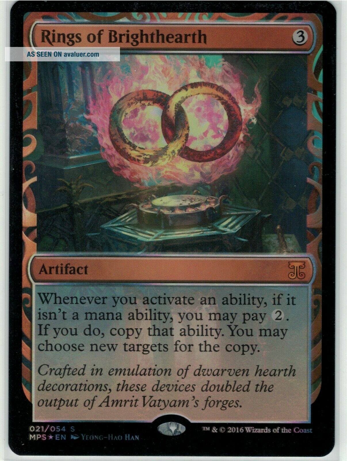 MTG Rings Of Brighthearth Masterpiece Series: Kaladesh Inventions ...