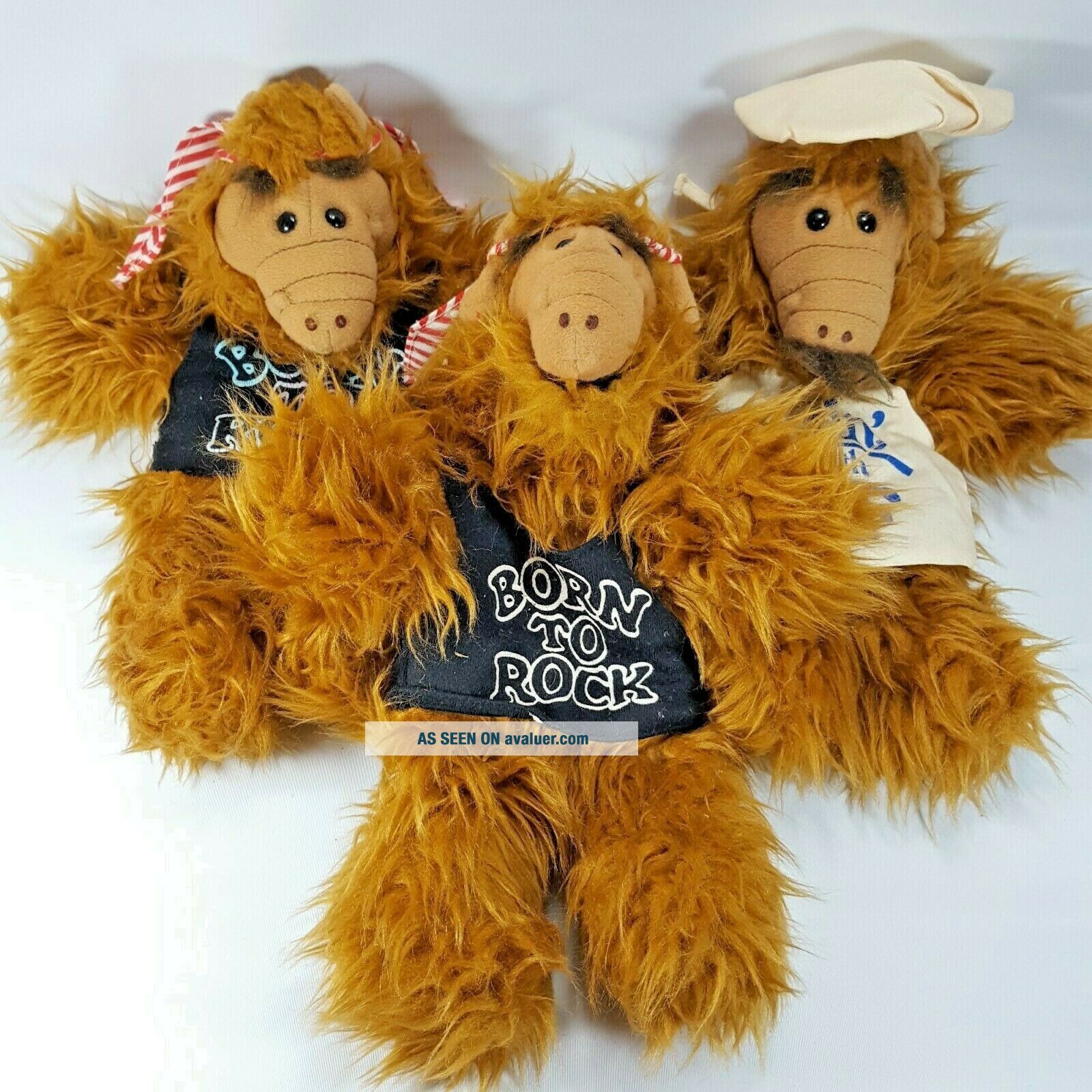 1988 ALF Alien Plush Hand Puppet Dolls Burger King Vintage | #9010492