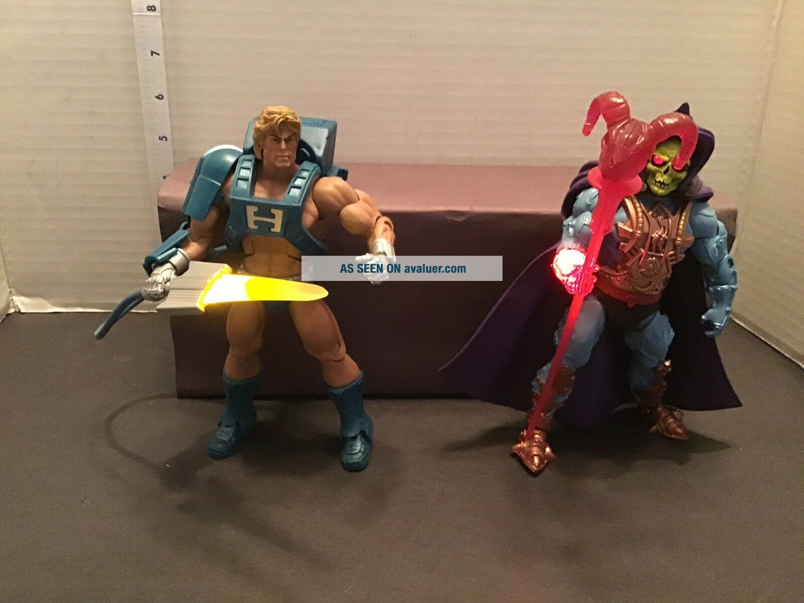 Mattel Masters Of The Universe Laser Power He - Man Vs Laser Light ...