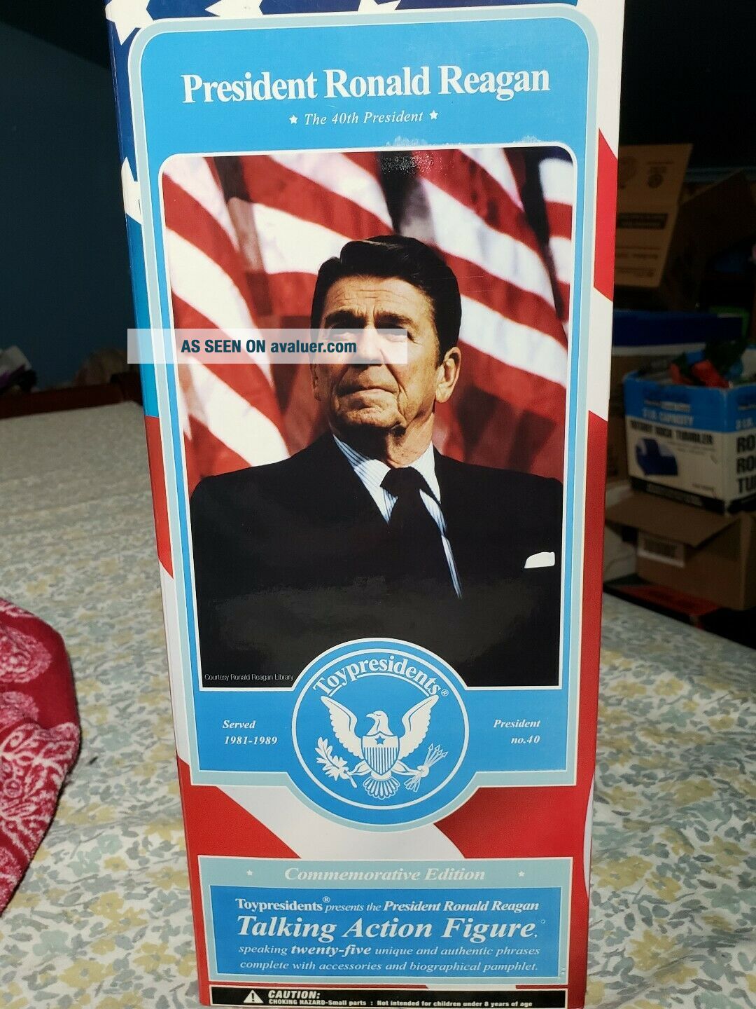 President RONALD REAGAN Talking Action Figure Toy Presidents RARE 25 ...