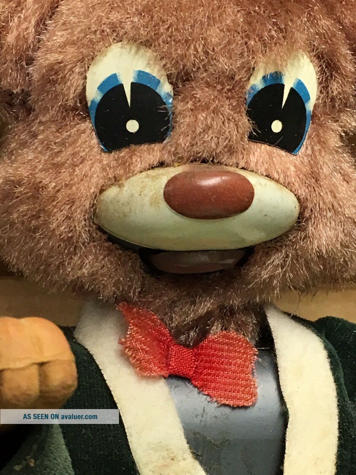 Vintage Tin ' 50 ' S Battery Operated Cragstan Telly Bear | #9015592