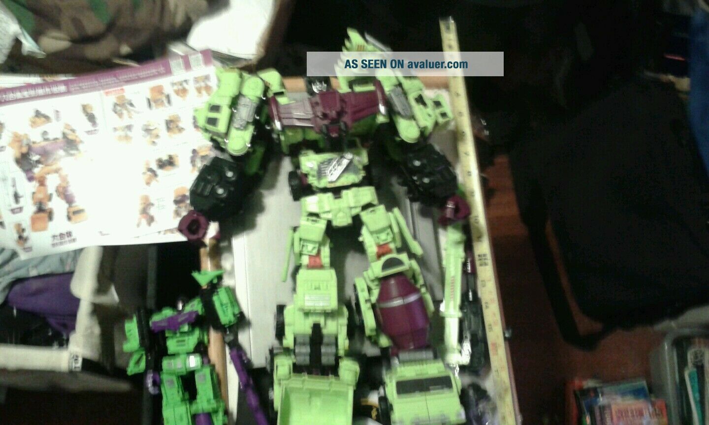 Transformers Masterpiece Devistator 3rd Party Massive; Extra Weapons NO ...