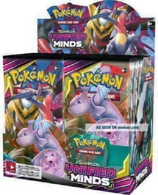 Pokemon Sun & Moon SM11 Unified Minds 36ct BOOSTER BOX IN HAND | #9018691