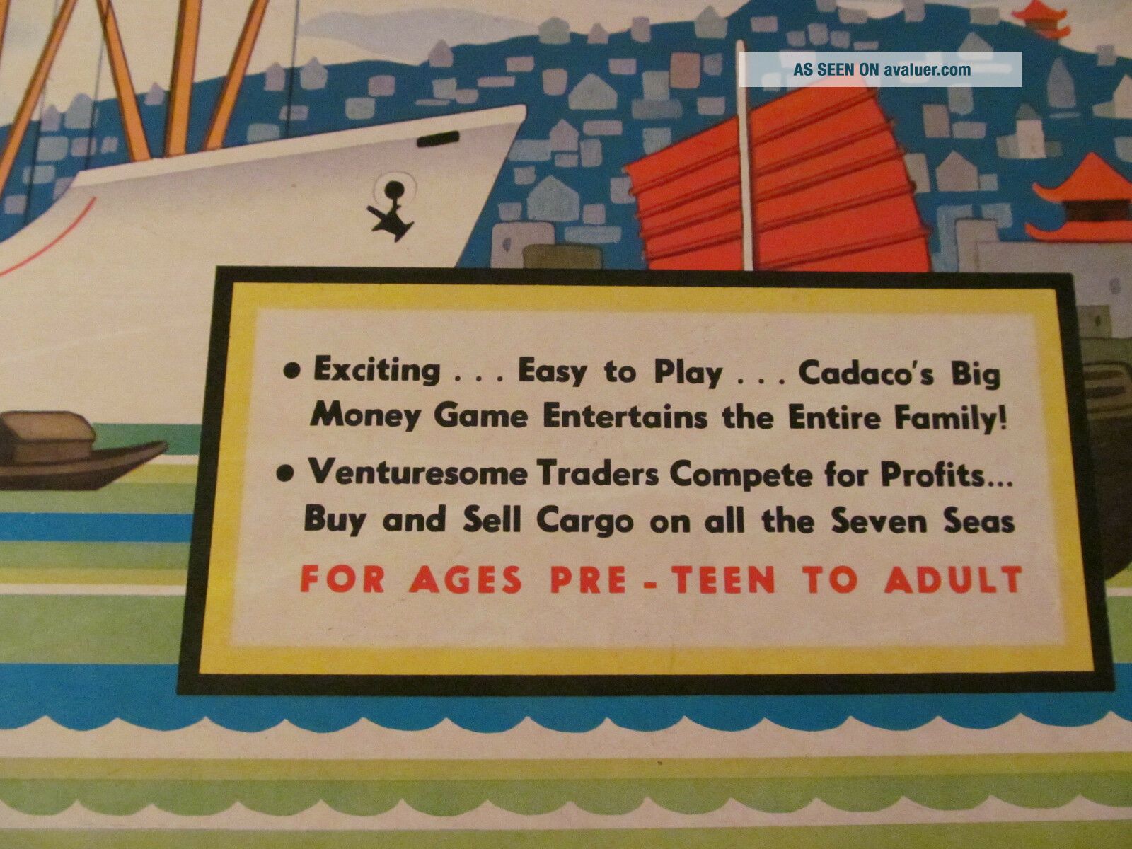 Seven Seas The Game Of Trade 1960 Cadaco Ellis Inc | #9033287