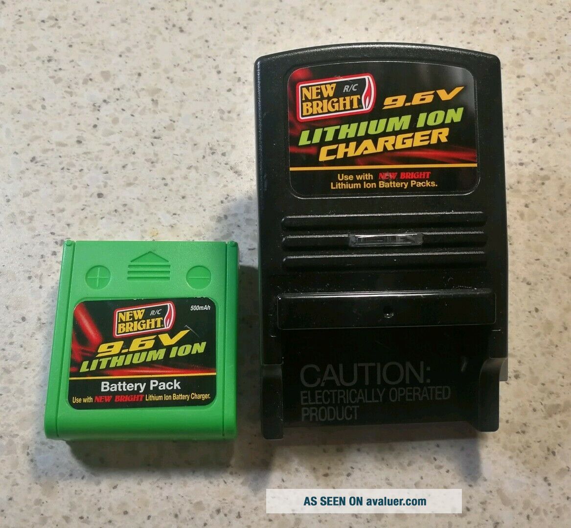 9. 6V Bright Rechargeable Battery Pack WITH Charger RC Lithium Ion ...