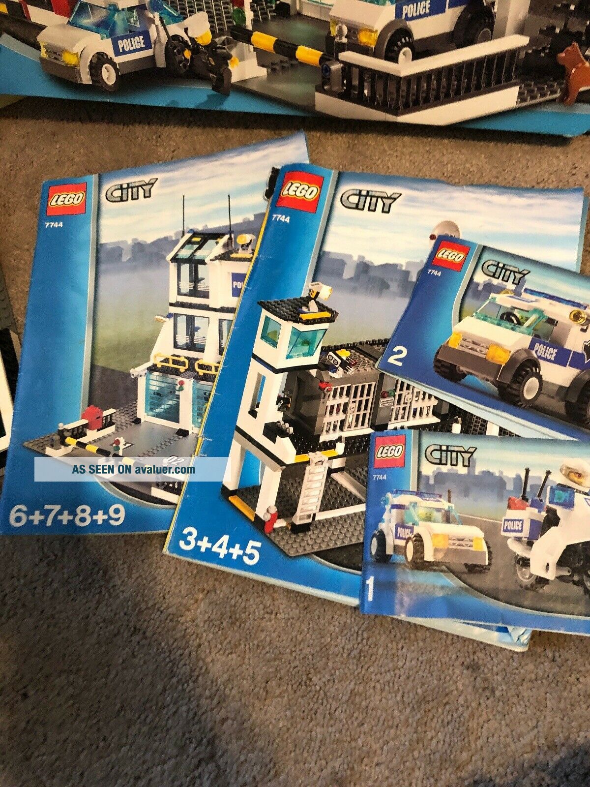 LEGO 7744 City Police Headquarters 100 Complete And Instructions | #9050683