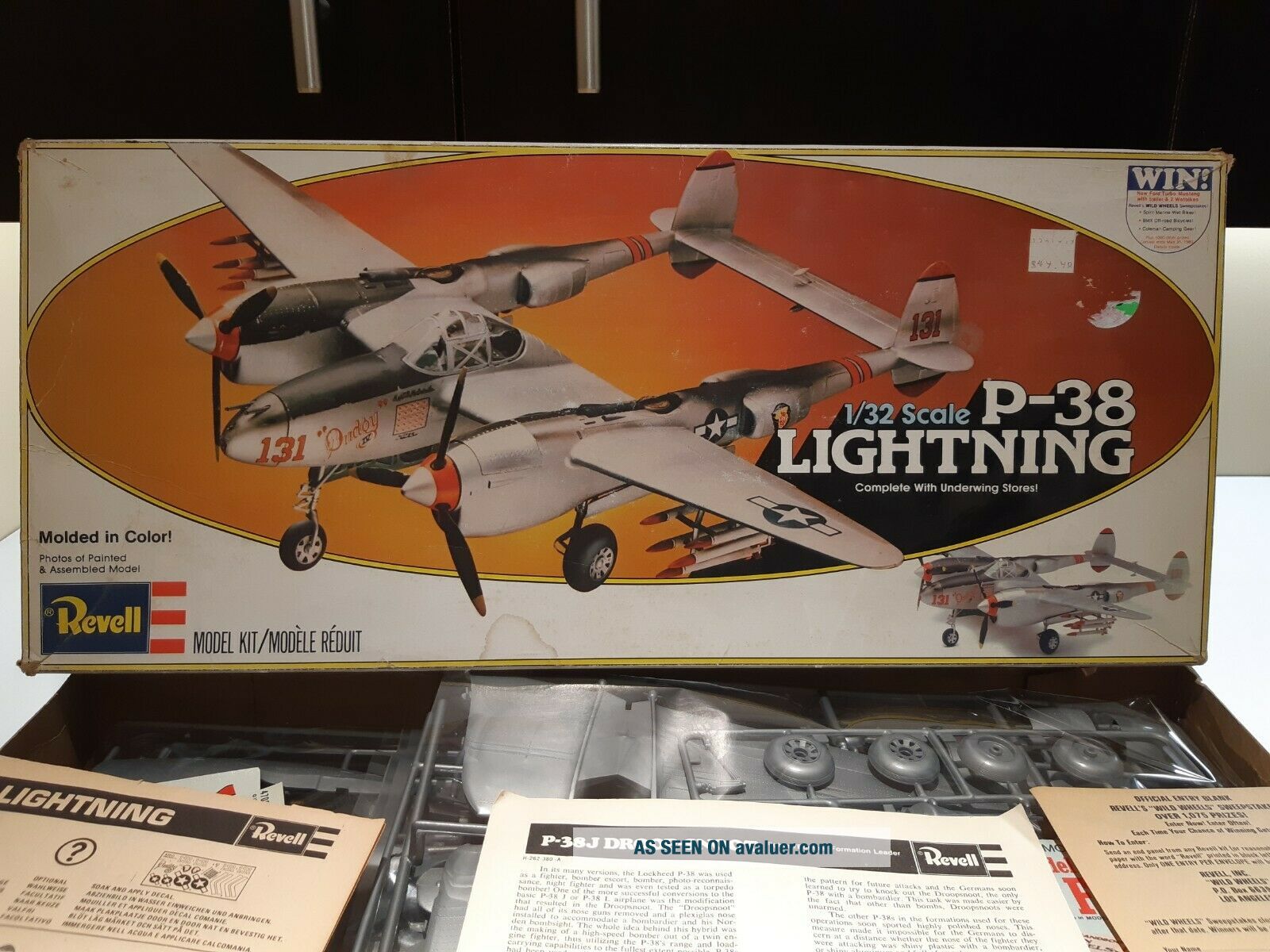 1/32 P - 38 Lightning Revell READ | #9022467