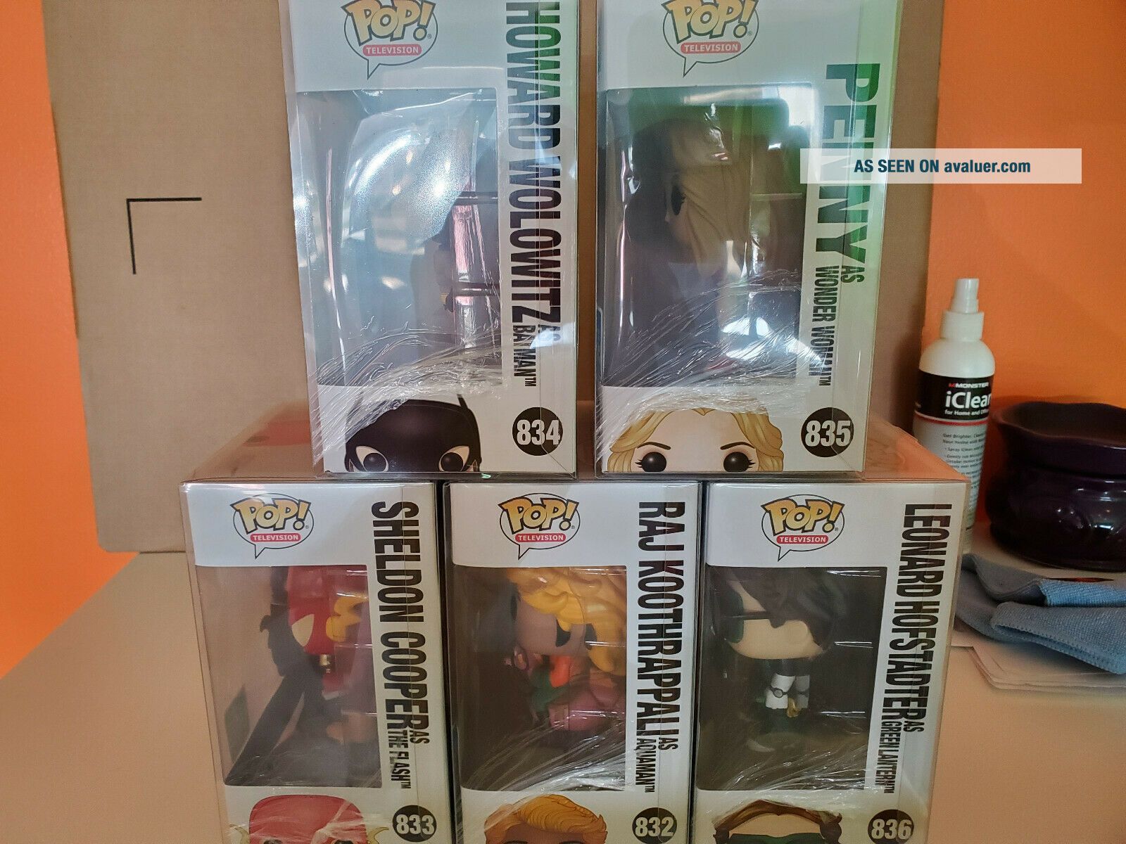 Funko Pop Big Bang Theory Complete Set Of 5 2019 Summer Convention ...