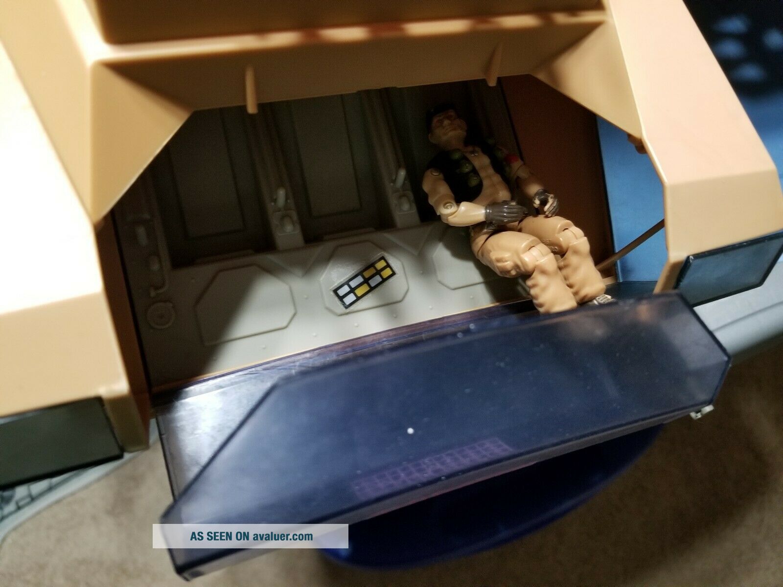 GI Joe Mobile Command Center MCC Cobra ARAH Vehicle Tank Steam Roller ...